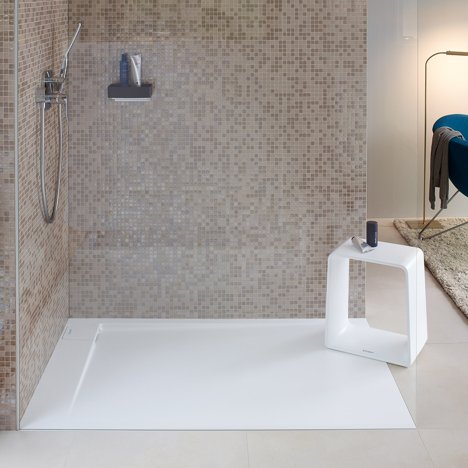 Duravit P3 Comforts 900 X 800mm Corner Left Shower Tray 720151