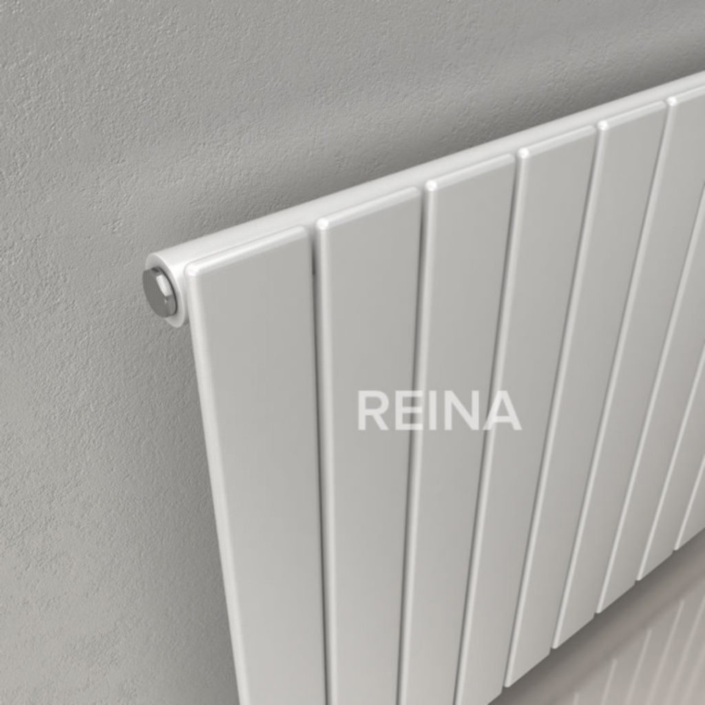 Reina Flat Horizontal Single Panel Designer Radiator 588 x 600mm | RND ...