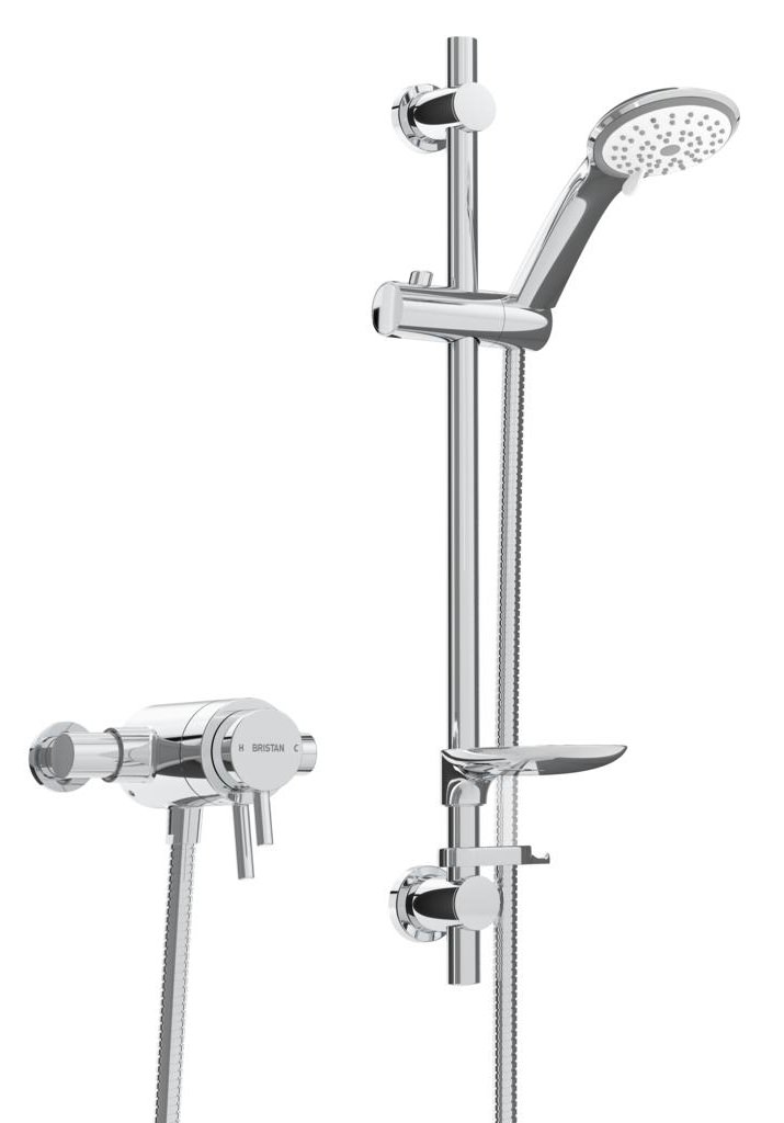 Bristan Prism Thermostatic Exposed Dual Control Shower Valve