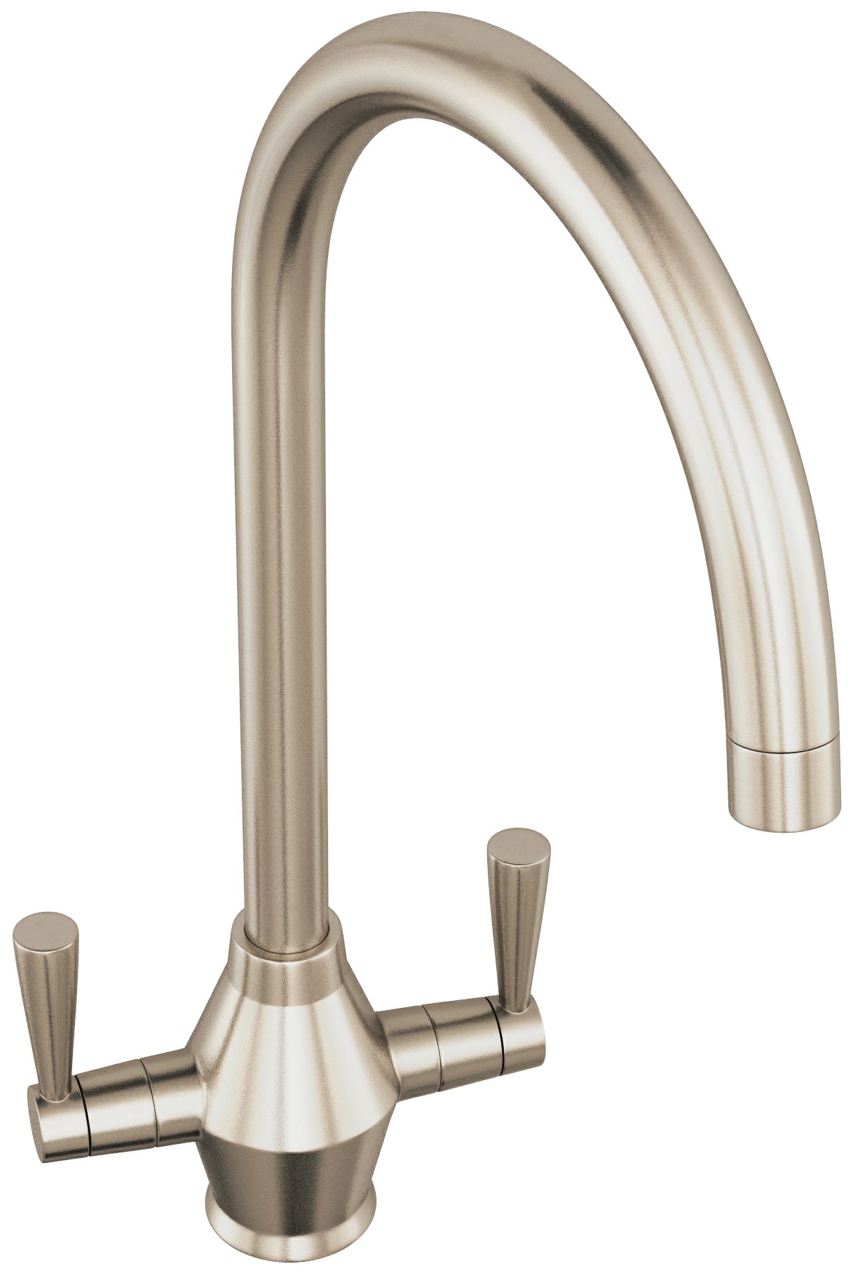 Abode Astral Brushed Nickel Monobloc Kitchen Mixer Tap At1157