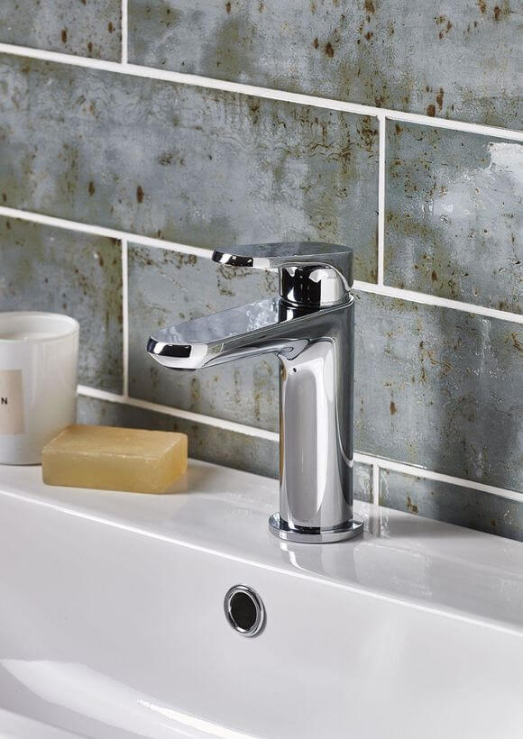 Roper Rhodes Clear Single Lever Basin Mixer Tap Chrome With Click Waste ...
