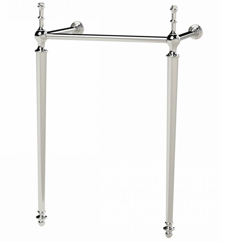 Bayswater Traditional Round 514mm Stainless Steel Chrome Basin Stand ...