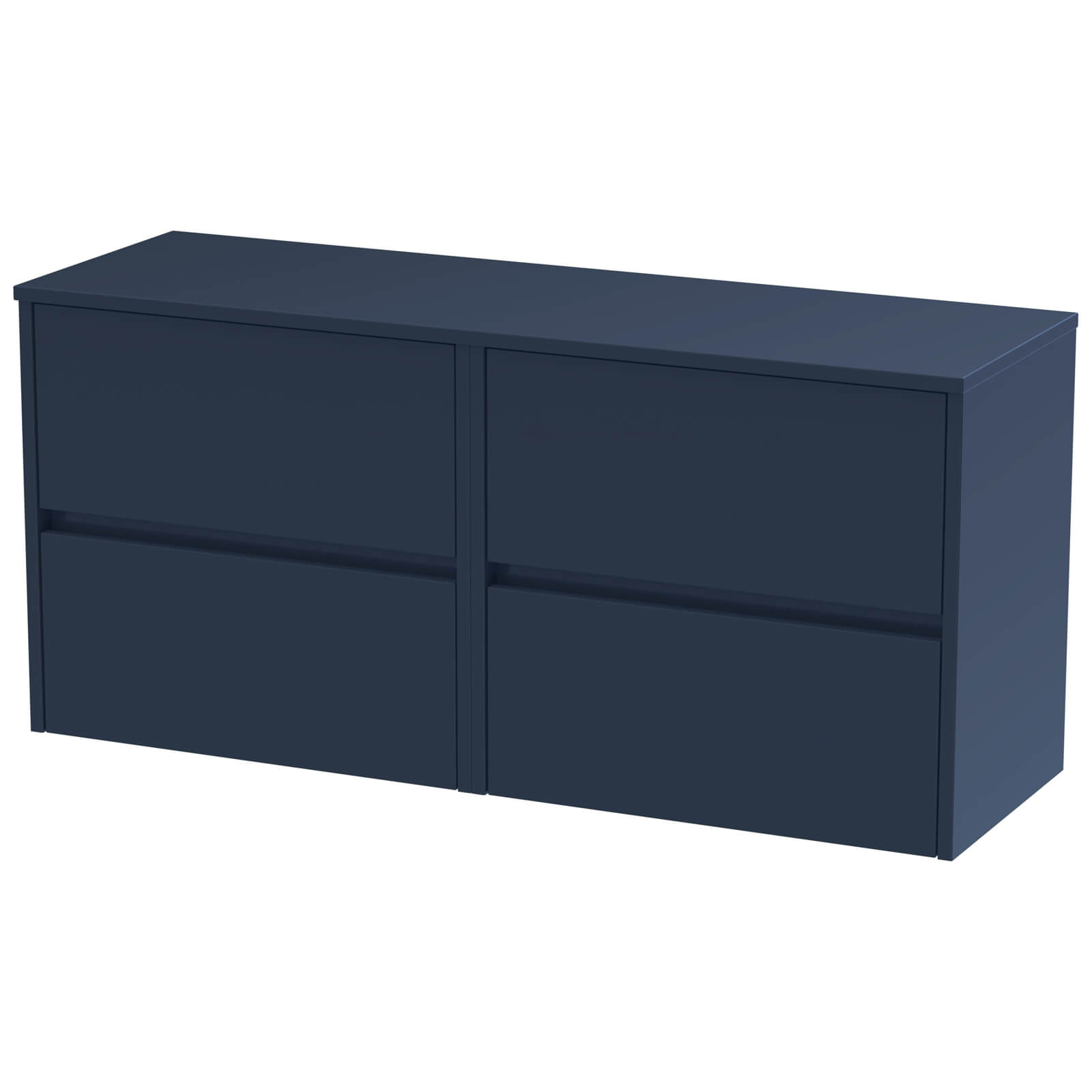 Hudson Reed Havana 1205 x 390mm Wall Hung Four Drawer Vanity Unit And ...