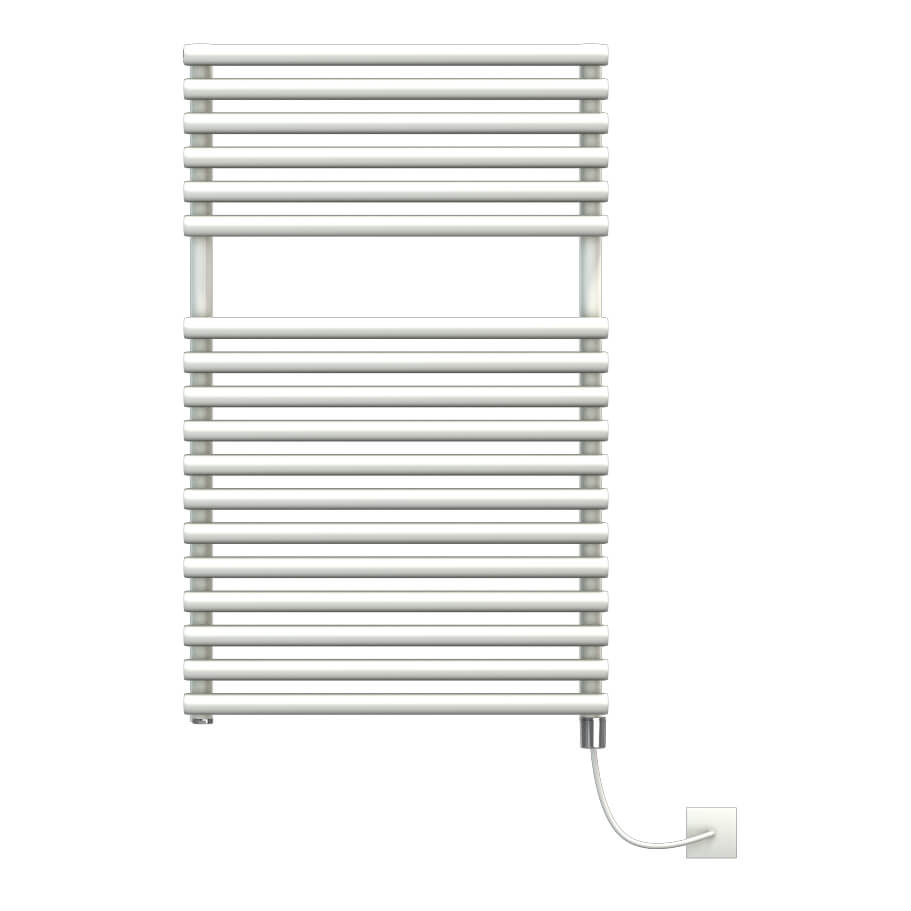 Bisque Straight Fronted Electric Towel Radiator