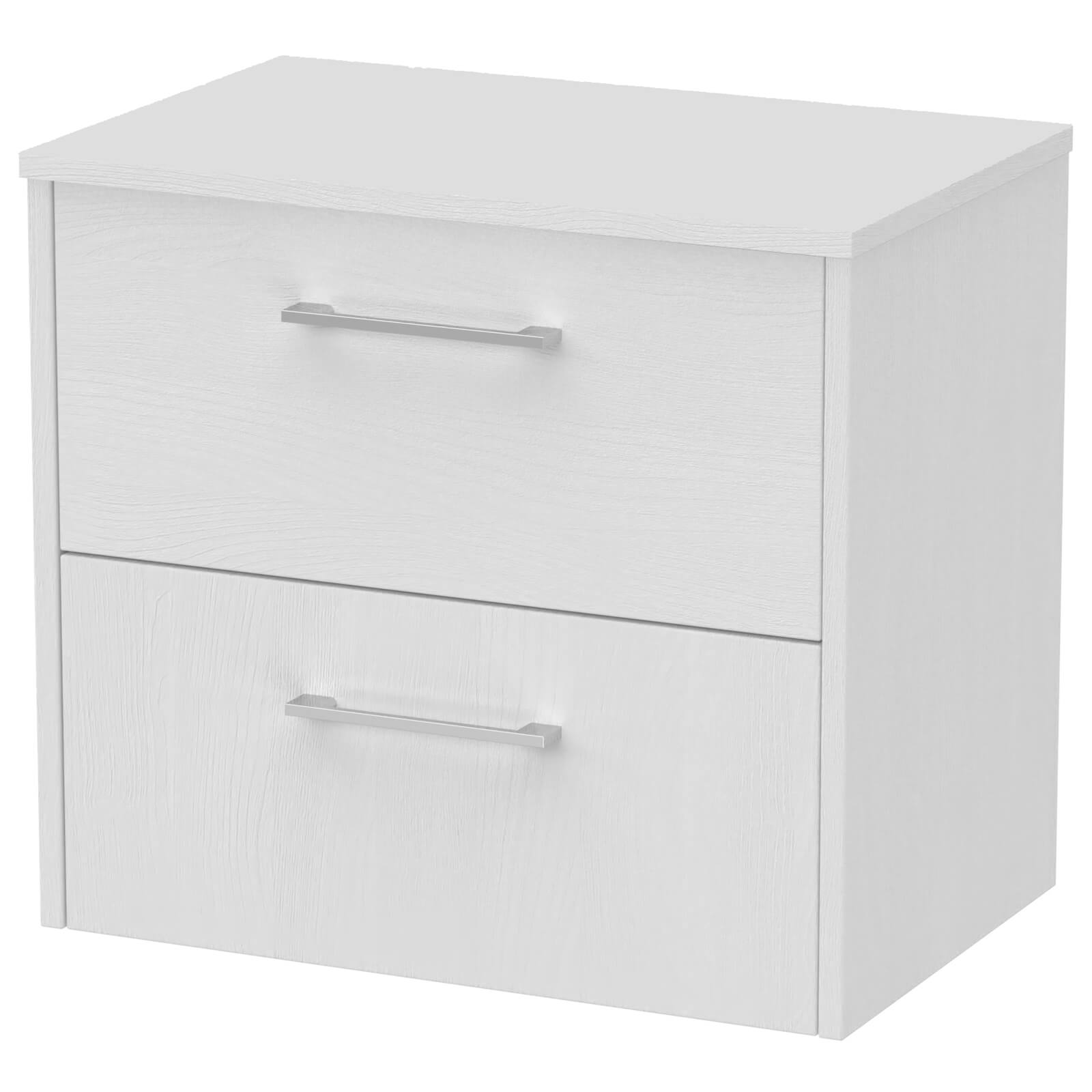 Hudson Reed Juno Wall Hung 2 Drawer Vanity Unit And Worktop - JNU2124B.