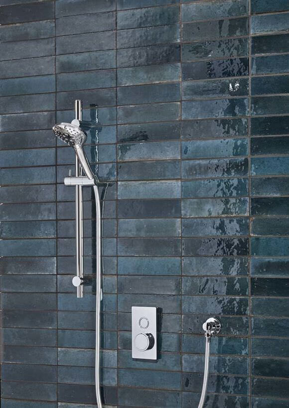 Tavistock Axiom Single Function Push Button Valve With Riser Rail And ...