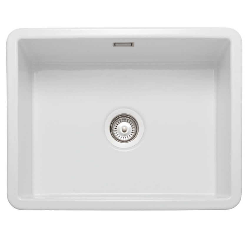Rangemaster Rustique 1.0 Bowl Fire Clay Ceramic Inset Sink