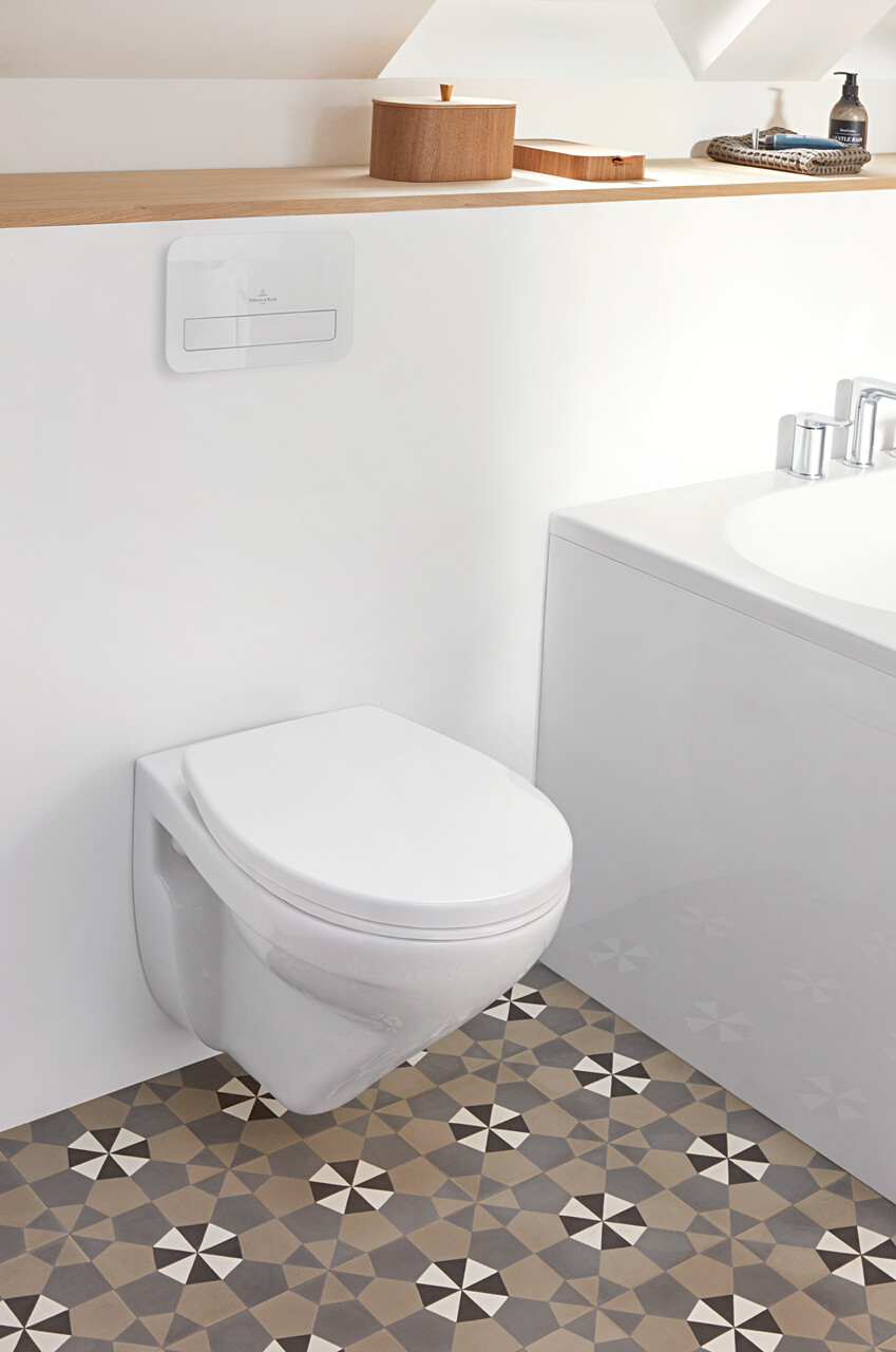 Villeroy And Boch ViConnect Dual Flush Toilet Flush Plate.