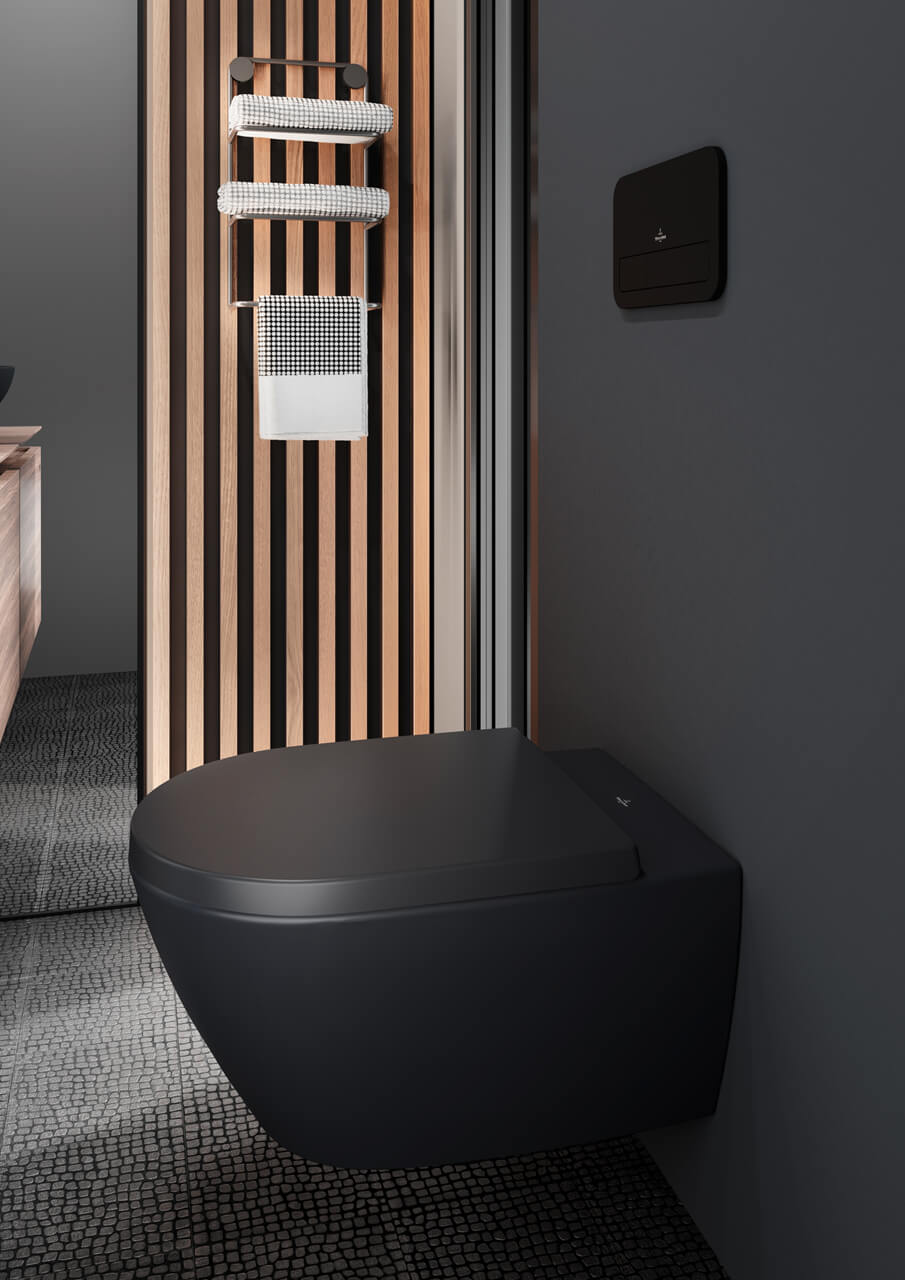 Villeroy And Boch ViConnect Dual Flush Toilet Flush Plate.