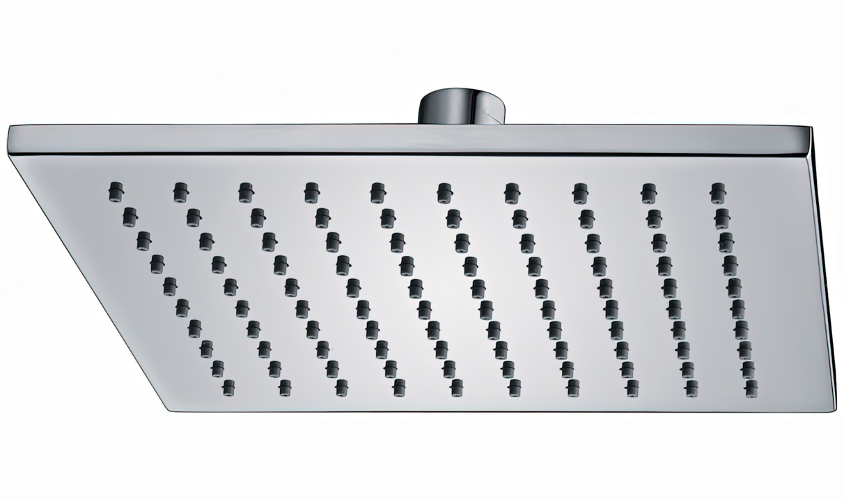 Imex Deluxe 200mm Chrome Square Brass Shower Head | KI073
