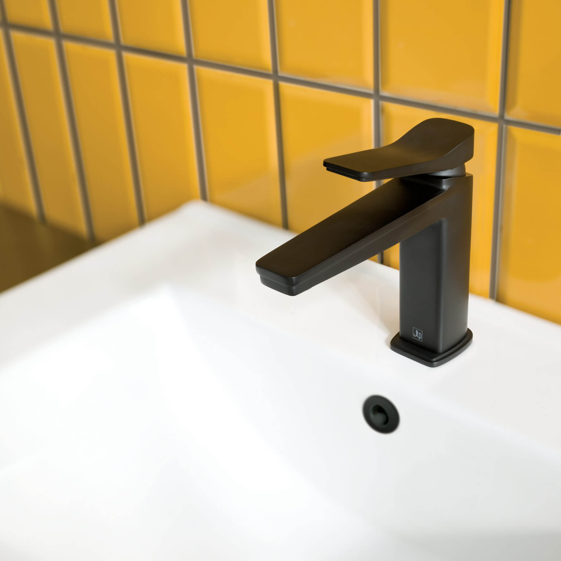 QS Basics Hixel Deck Mounted Single Lever Basin Mixer Tap