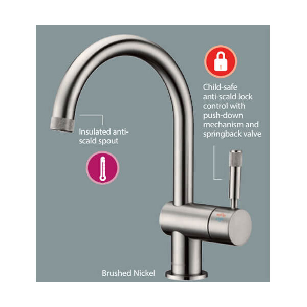Clearwater Auriga Monobloc L Kitchen Sink Mixer Tap