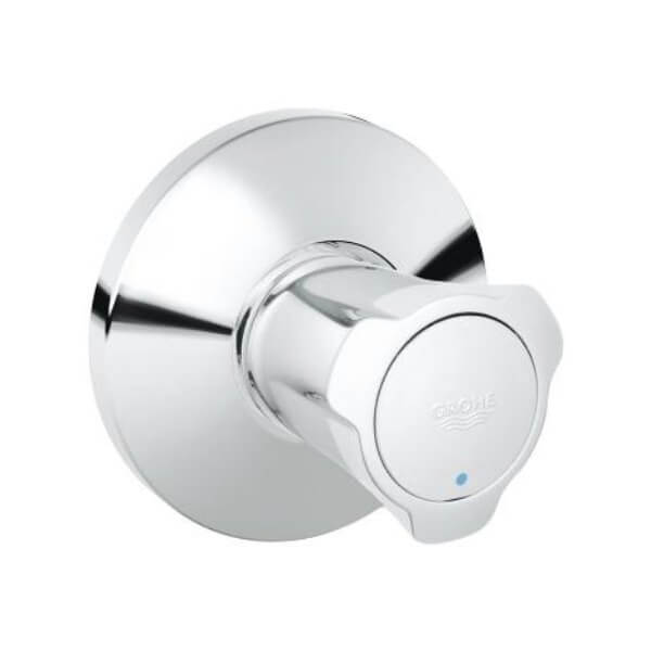 Grohe Costa L Concealed Chrome Stop Valve Trim For Cold Water