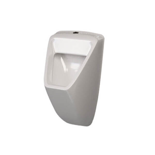 Lecico Atlas Geo Mains White Fed Urinal With Waste - URGEOBACKHO