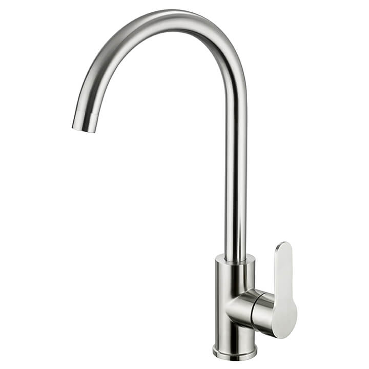 QS Basics Inoxis Stainless Steel Kitchen Sink Mixer Tap
