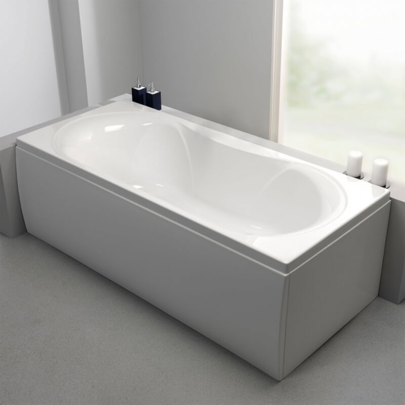 Carron Arc Double Ended 5mm Acrylic White Bath 1700 x 750mm
