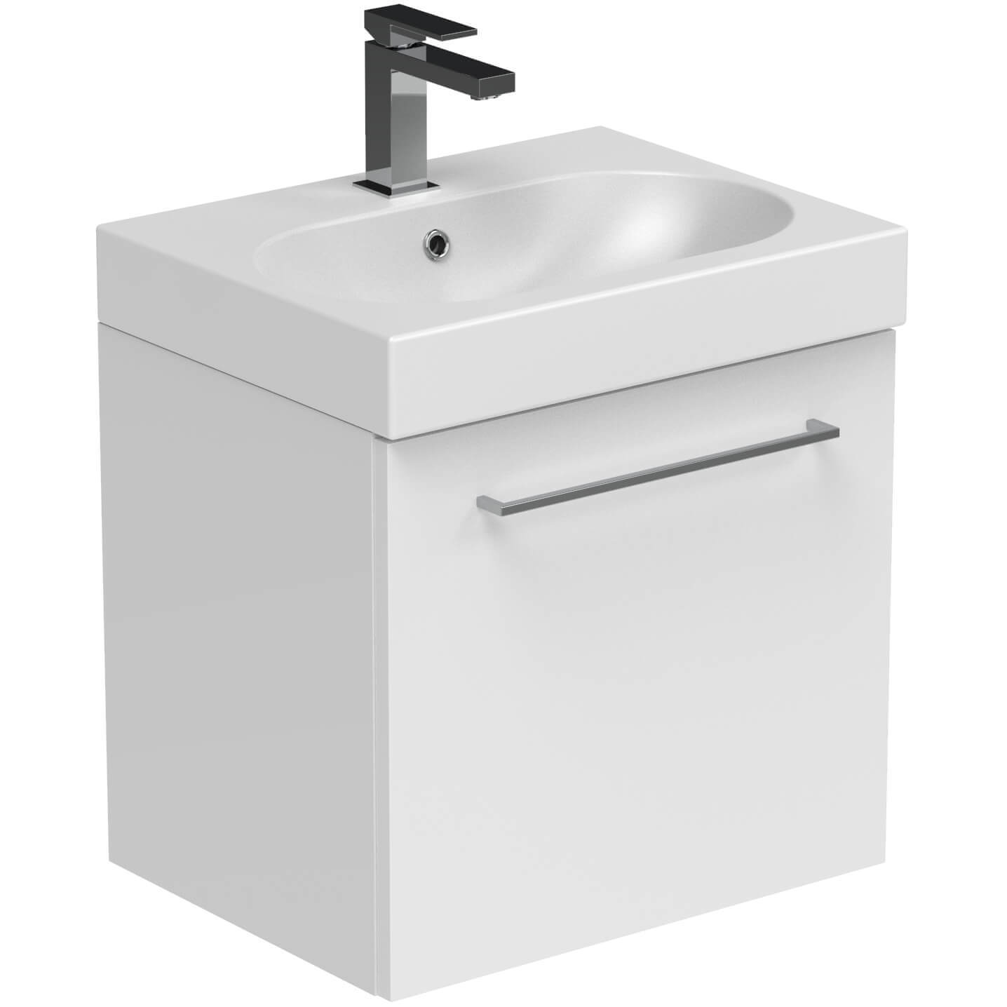 Saneux Austen Wall Hung Vanity Unit, AU050W.GW